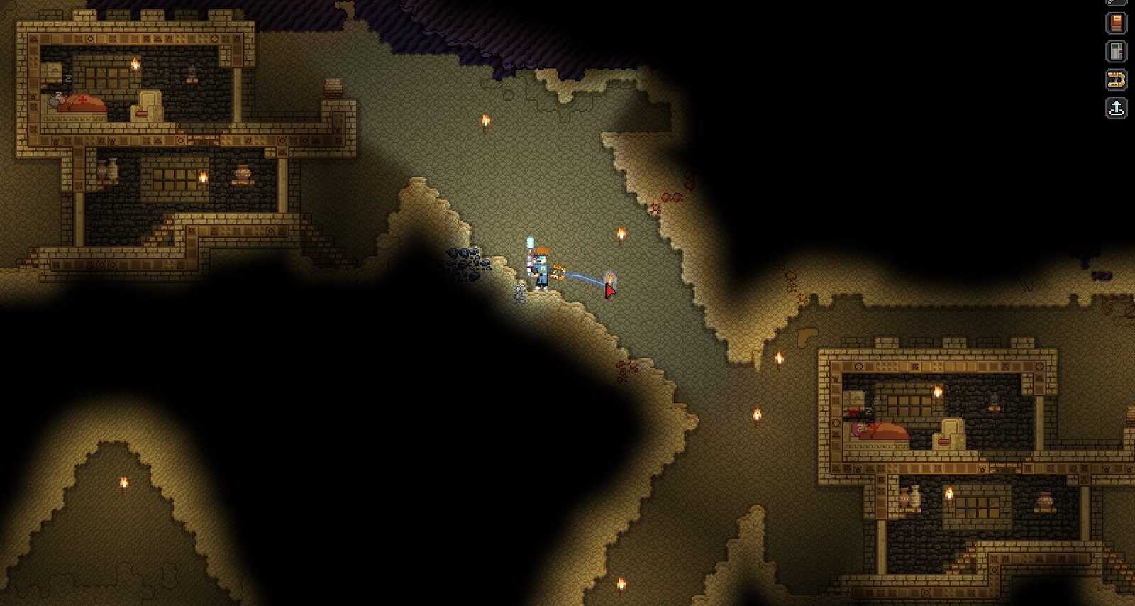 I came across friendly NPC humans living underground - anyone else ...